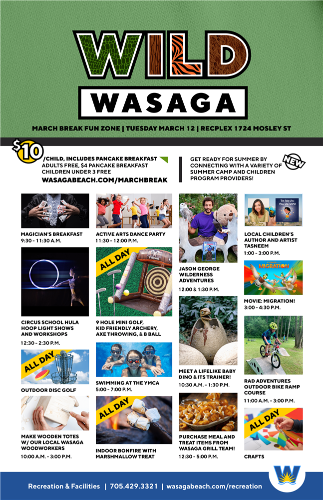 Wild Wasaga - March Break Fun Zone