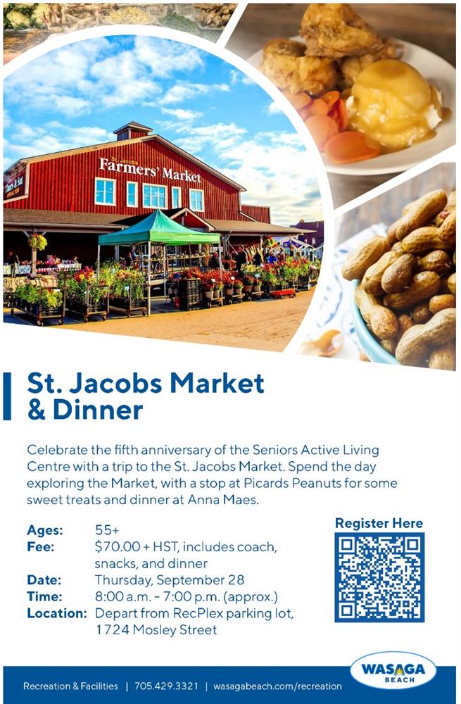 St. Jacobs Market Trip with Dinner at Anna Maes